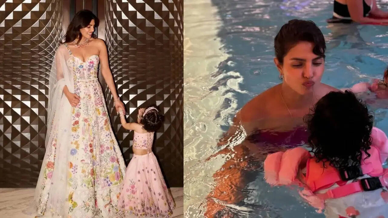 Priyanka Chopra's pool day with her daughter Malti Marie is absolutely ...