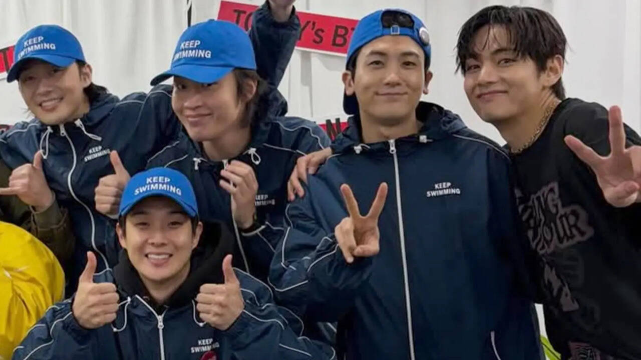 Wooga Squad Gathers to Support Their Youngest Member BTS V During ...