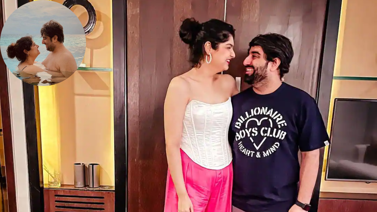 Arjun Kapoor’s sister Anshula steps into the pool with beau Rohan ...