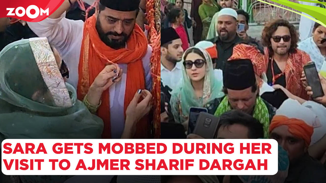 Sara Ali Khan gets MOBBED as she visits Ajmer Sharif Dargah | Bollywood News | Zoom TV