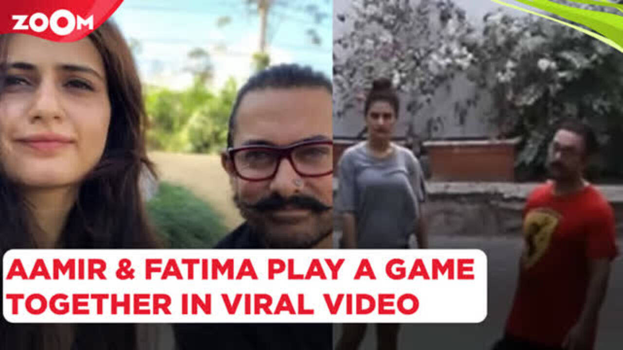 Aamir Khan & Fatima Sana Shaikh SPOTTED playing a game together in ...