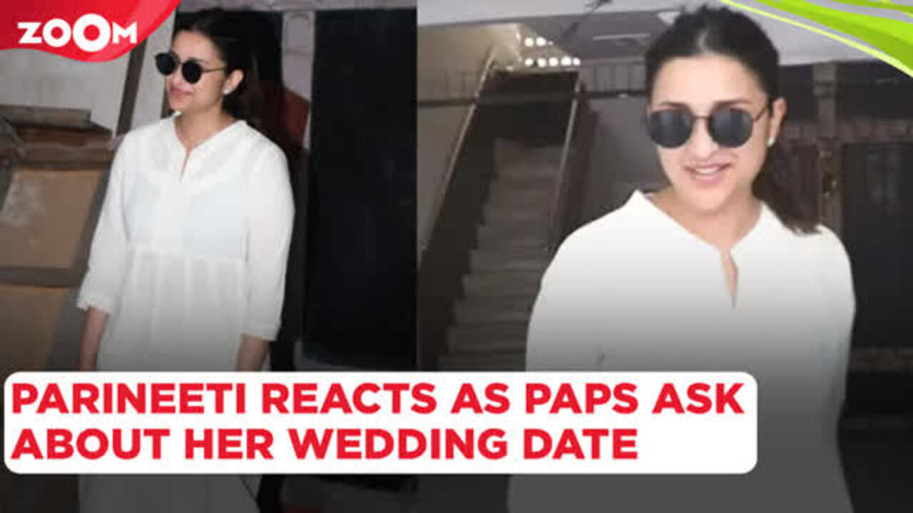 Parineeti Chopra BLUSHES as paps ask her about her wedding date | Bollywood News, Videos News ...