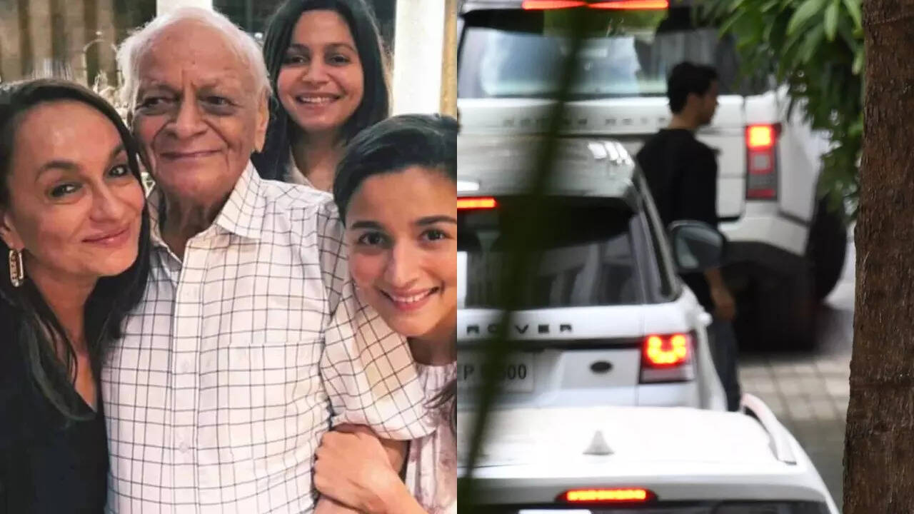 Shah Rukh Khan's Son Aryan Khan Visits Alia Bhatt's House After Her Grandfather Passes Away ...