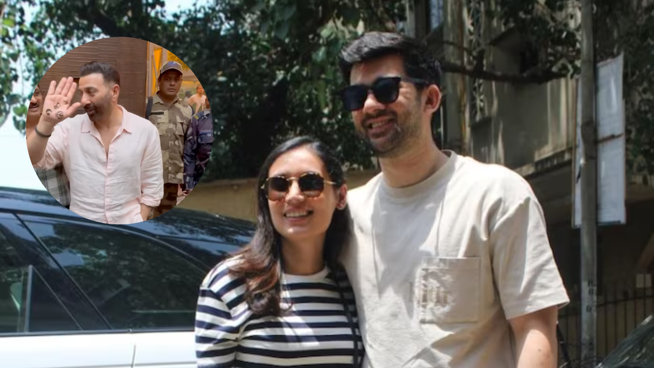 Karan Deol-Drisha Acharya Wedding: Sunny Deol Flaunts Henna-Adorned ...