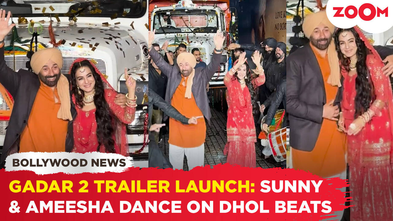 Gadar 2 trailer launch: Ameesha Patel performs ‘BHANGRA’ with Sunny Deol amid ongoing ...
