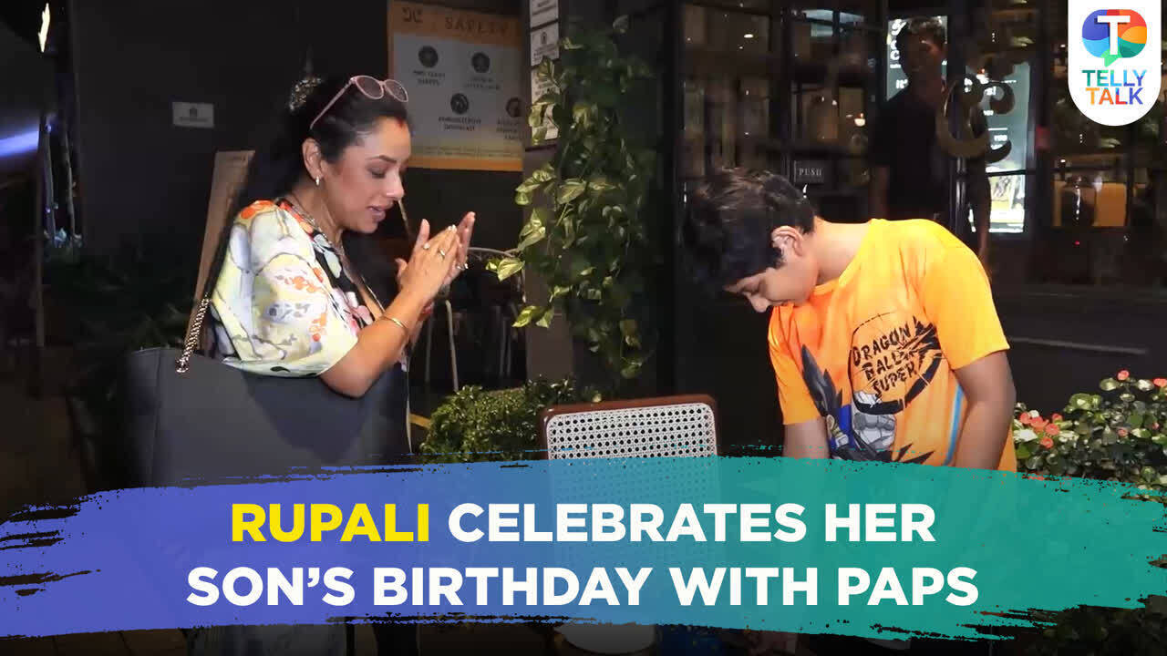 Rupali Ganguly aka Anupamaa celebrates her son Rudransh’s birthday with ...