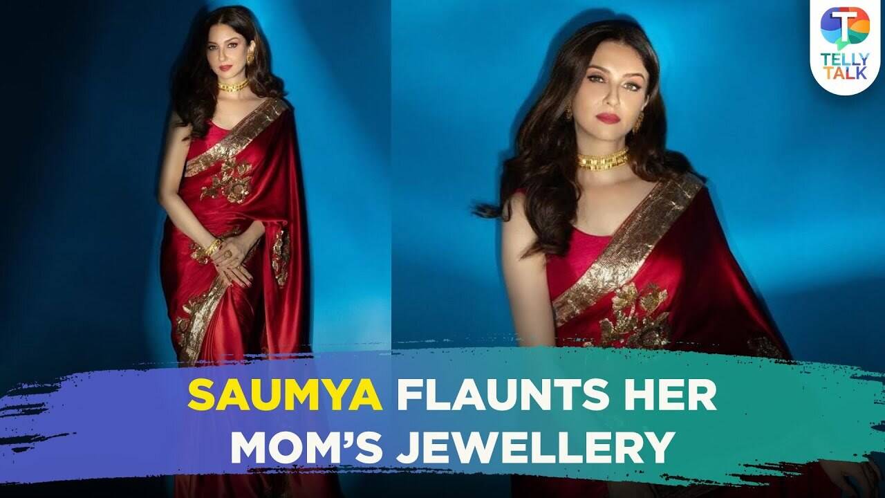 VIRAL VIDEO: सौम्या टंडन ने पहने अपनी मां गहने-VIRAL VIDEO: Saumya ...
