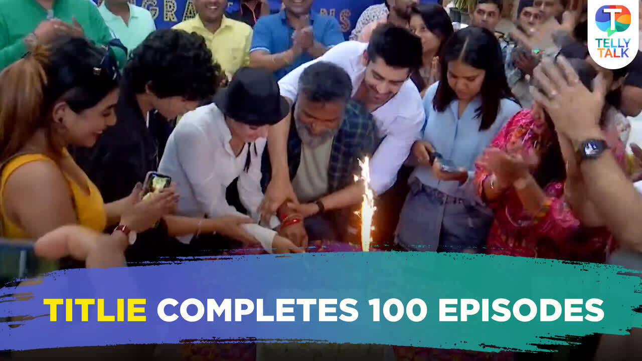 Titlie completes 100 episodes & team cuts the cake | Neha Solanki aka ...