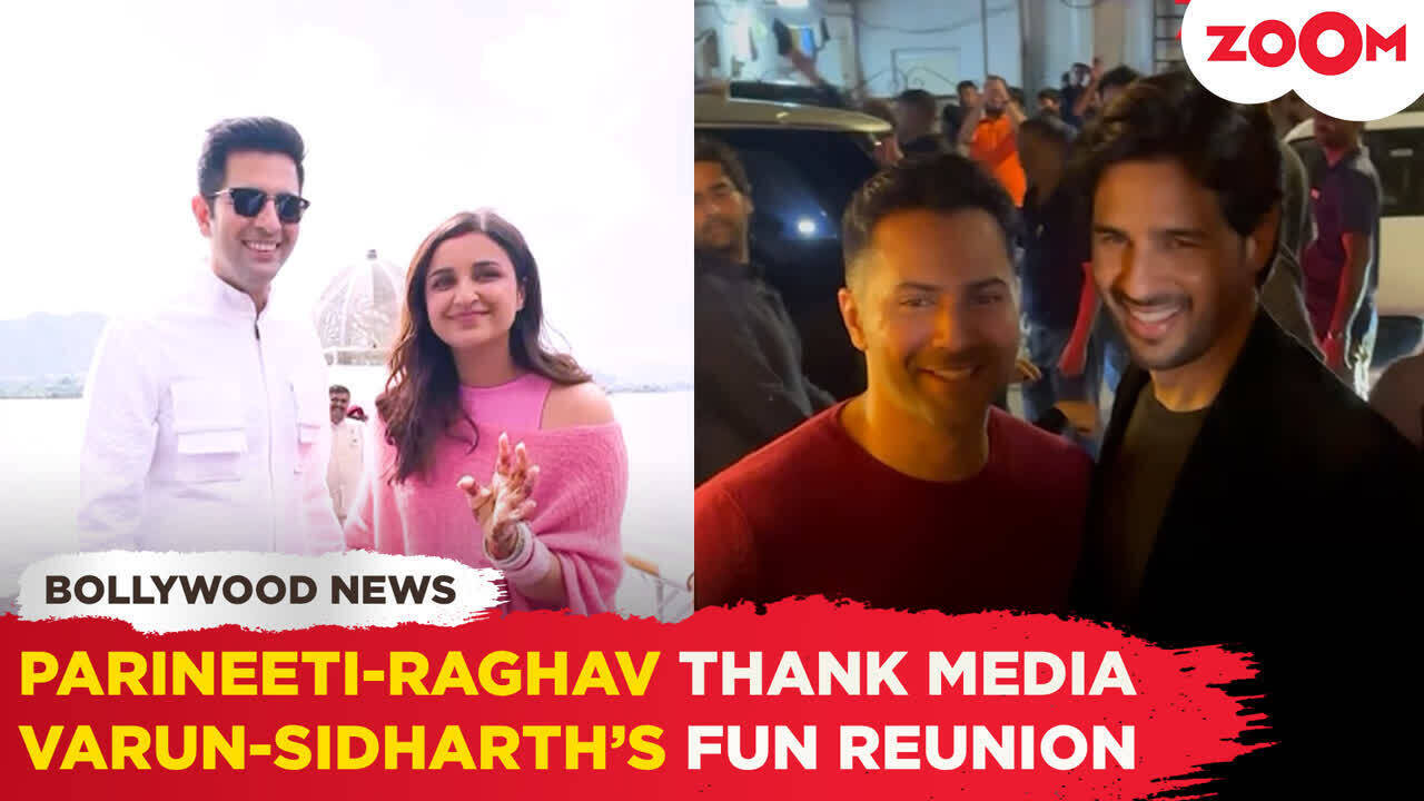 Parineeti Chopra & Raghav Chadha arrive at Udaipur jetty | Varun Dhawan ...