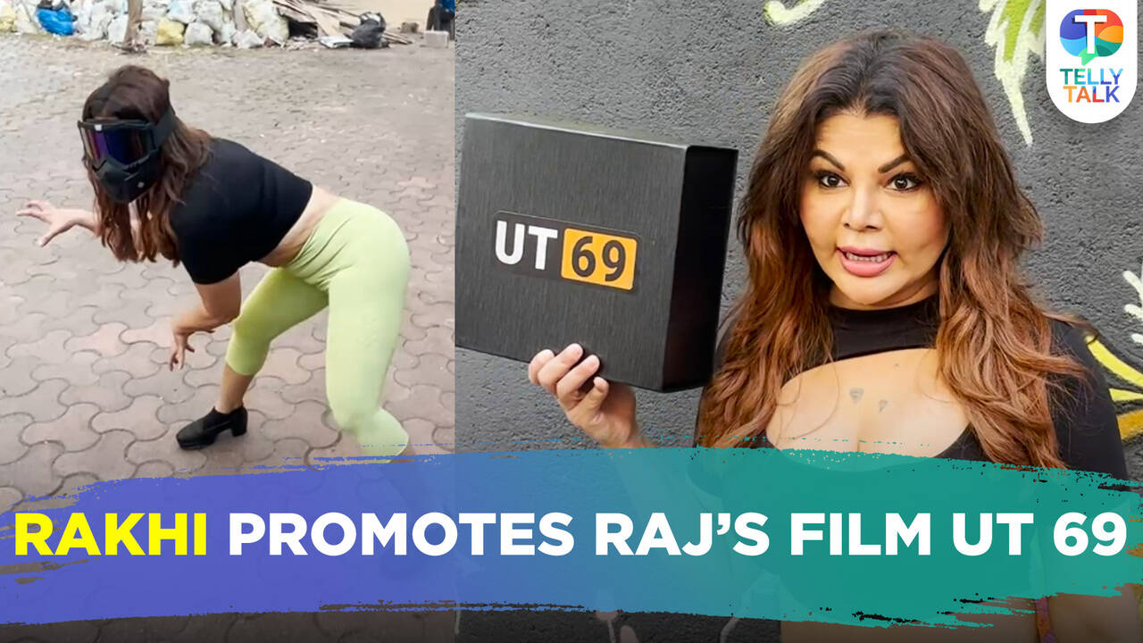 Rakhi Sawant PROMOTES Raj Kundra’s film UT 69 in a unique way | TV News ...
