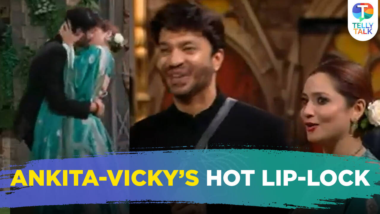 Bigg Boss 17 update: Ankita Lokhande & Vicky Jain’s LIP-LOCK kiss in ...