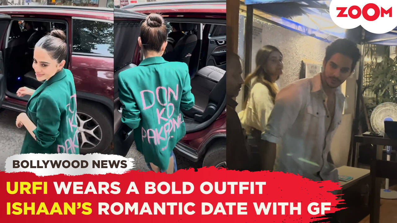 Urfi Javed spotted wearing a BOLD outfit | Ishaan Khatter WALKS hand-in ...