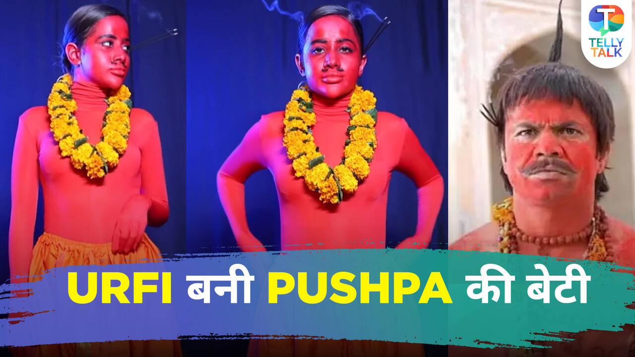 Urfi Javed’s Halloween look inspired by Rajpal Yadav’s character in ...