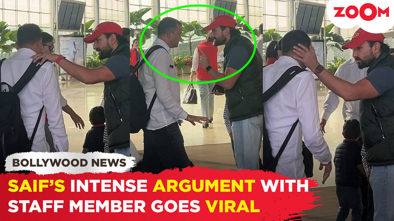Saif Ali Khan caught in INTENSE dispute with staff, viral video sparks ...