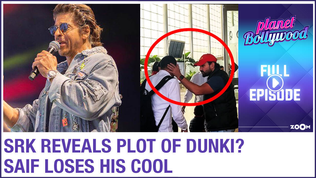 Shah Rukh Khan LEAKS a key plot of ‘Dunki’? Saif Ali Khan’s INTENSE argument with staff member ...