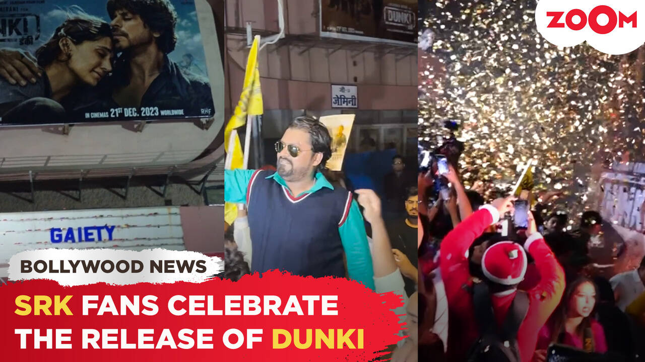 Dunki Release: Here's how Shah Rukh Khan fans are celebrating the ...