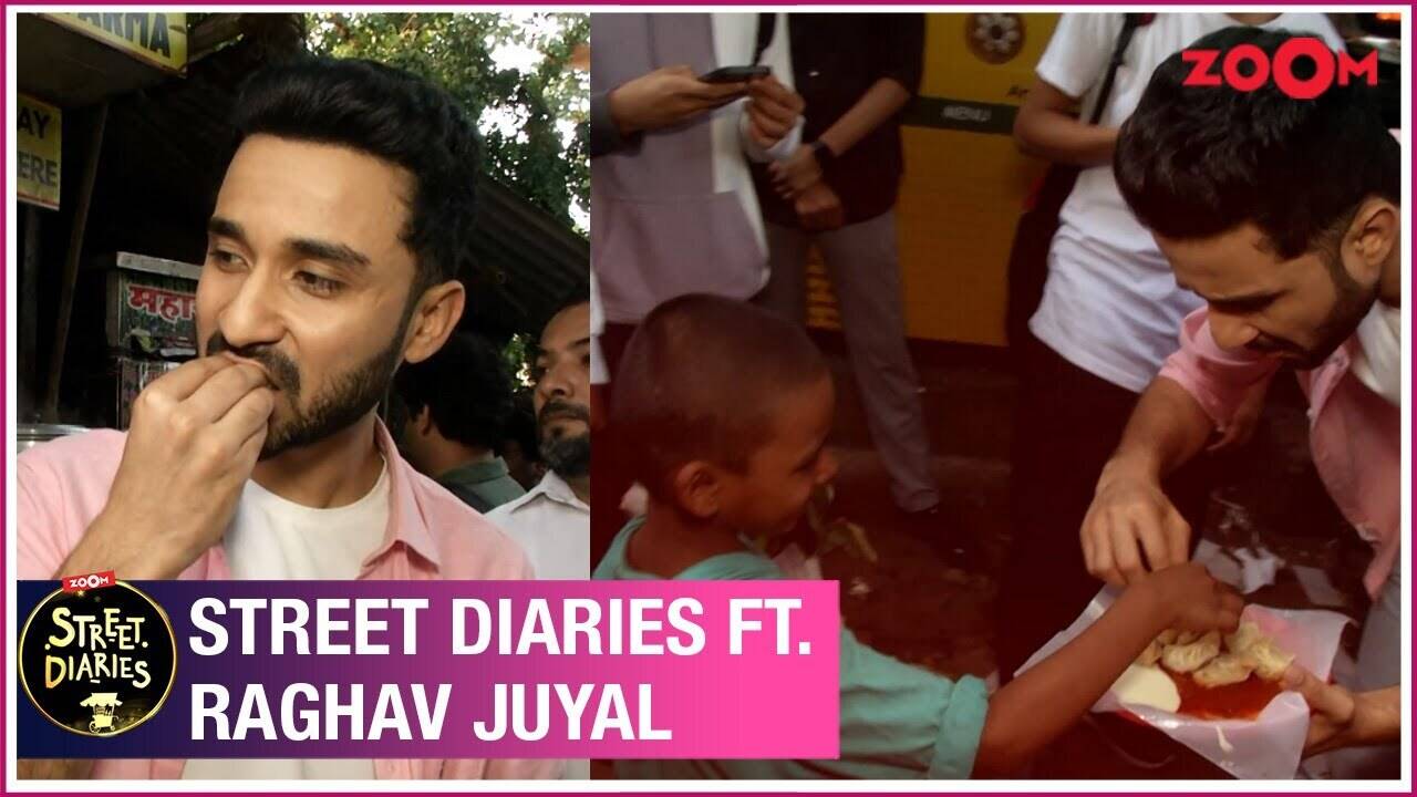 Raghav Juyal in Street Diaries | Raghav Indulges in roadside momos ...
