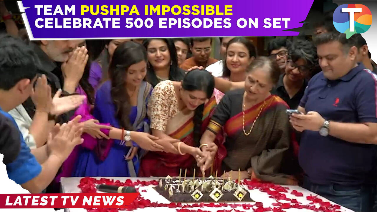 Team Pushpa Impossible CELEBRATE as the show completes 500 episodes ...