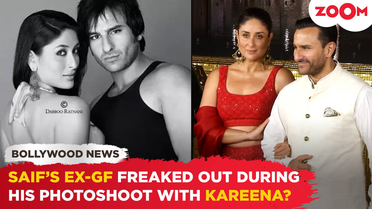 UNBELIEVABLE! Saif Ali Khan’s ex-gf FREAKED OUT during his photoshoot with Kareena Kapoor? | Zoom TV