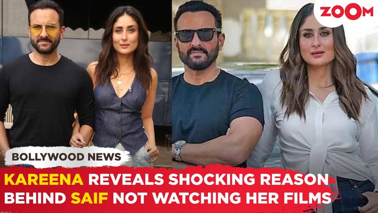 Kareena Kapoor unveils the major reason why Saif Ali Khan doesn't watch her movies, Videos News ...