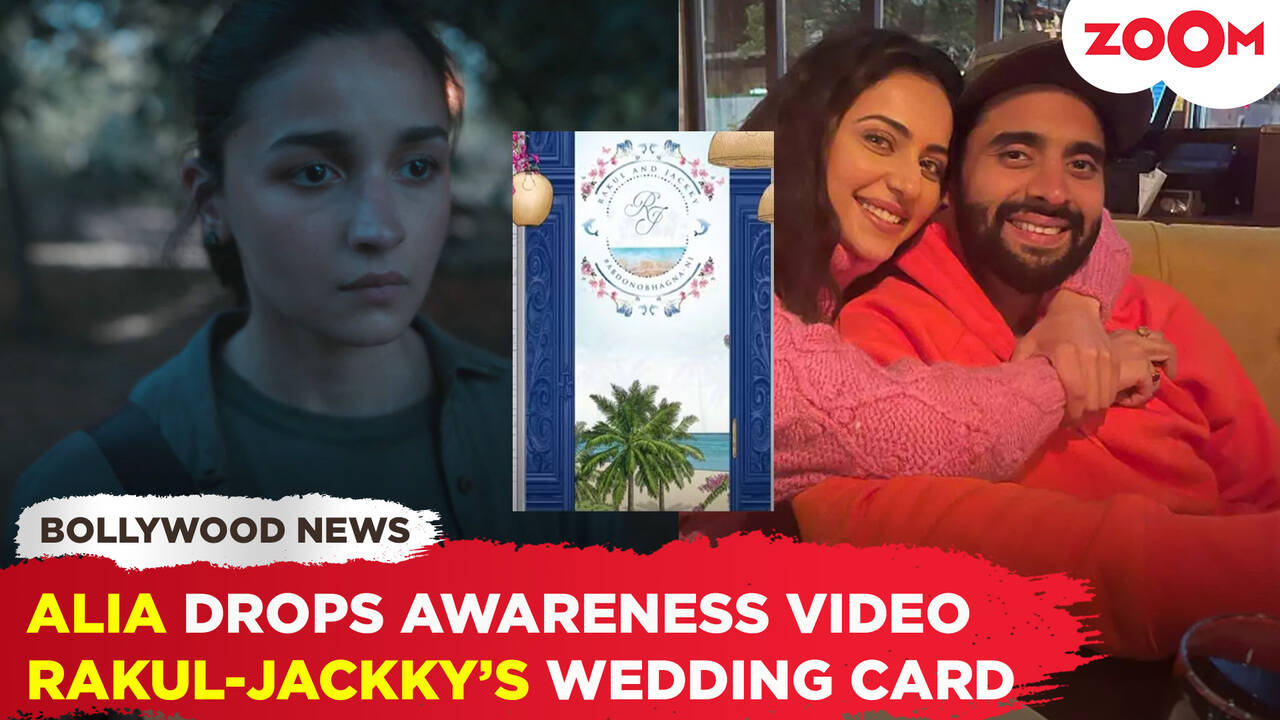 Alia Bhatt is SHOCKED in Poacher awareness video | Rakul Preet & Jackky ...