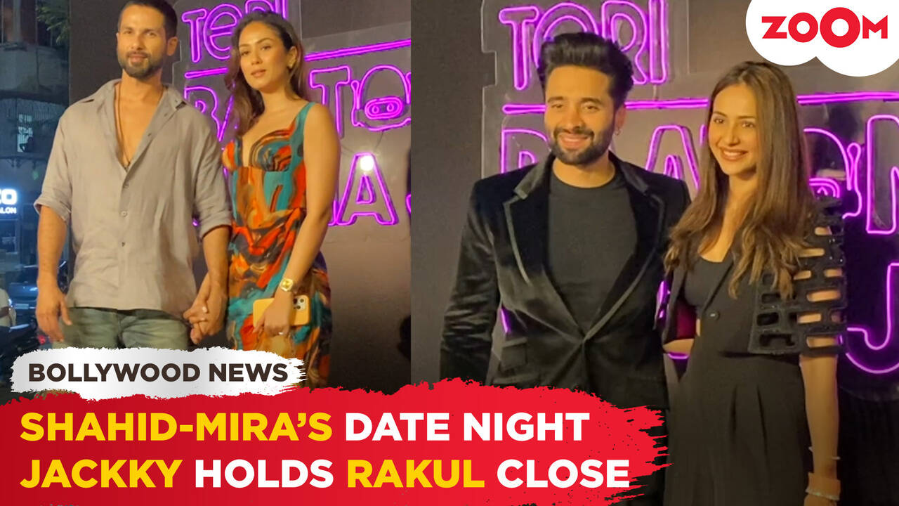 Shahid Kapoor & Mira Rajput ARRIVE holding hands | Rakul Preet & Jackky ...