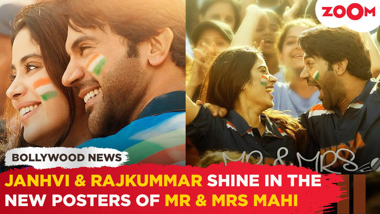 Janhvi Kapoor & Rajkummar Rao's stellar chemistry in the new posters of Mr & Mrs Mahi | Zoom TV