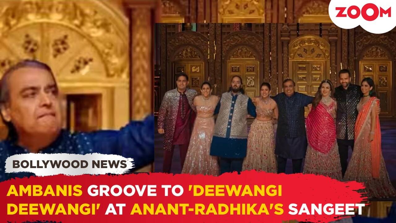 Ambanis shine with their rendition of 'Deewangi Deewangi' at Anant and Radhika's sangeet, Videos ...