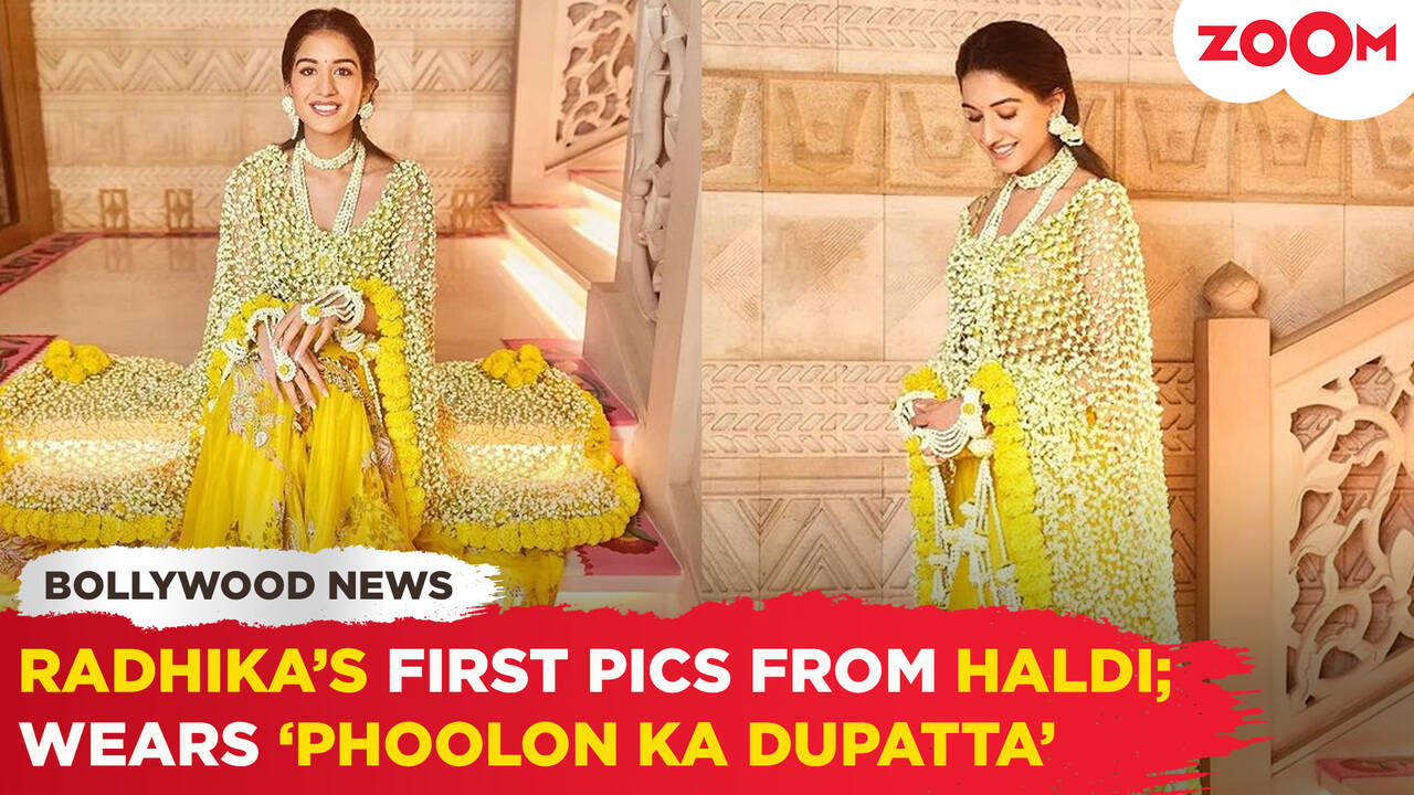 FIRST photos of Radhika Merchant from her Haldi ceremony | Zoom TV