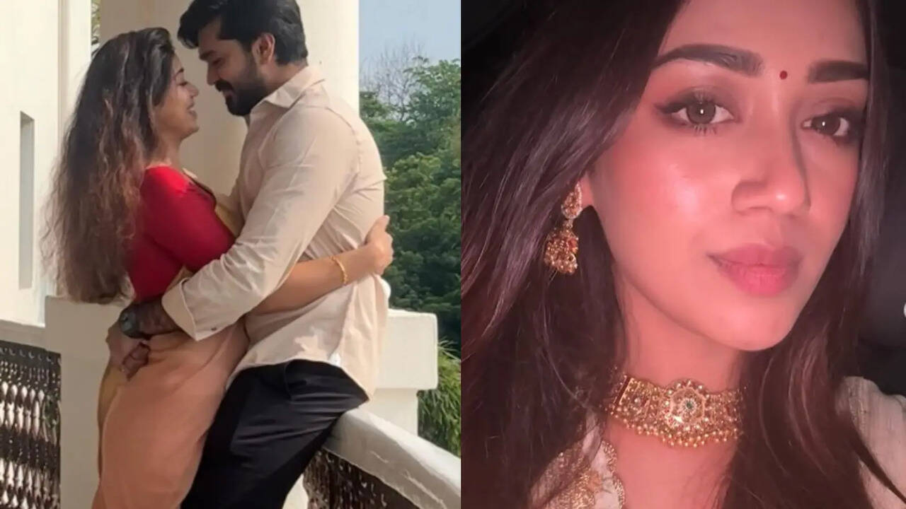 Nivetha Pethuraj Shares Photos of Her Fiancé Rajhit Ibran with Fans; Check Out the Charming ...
