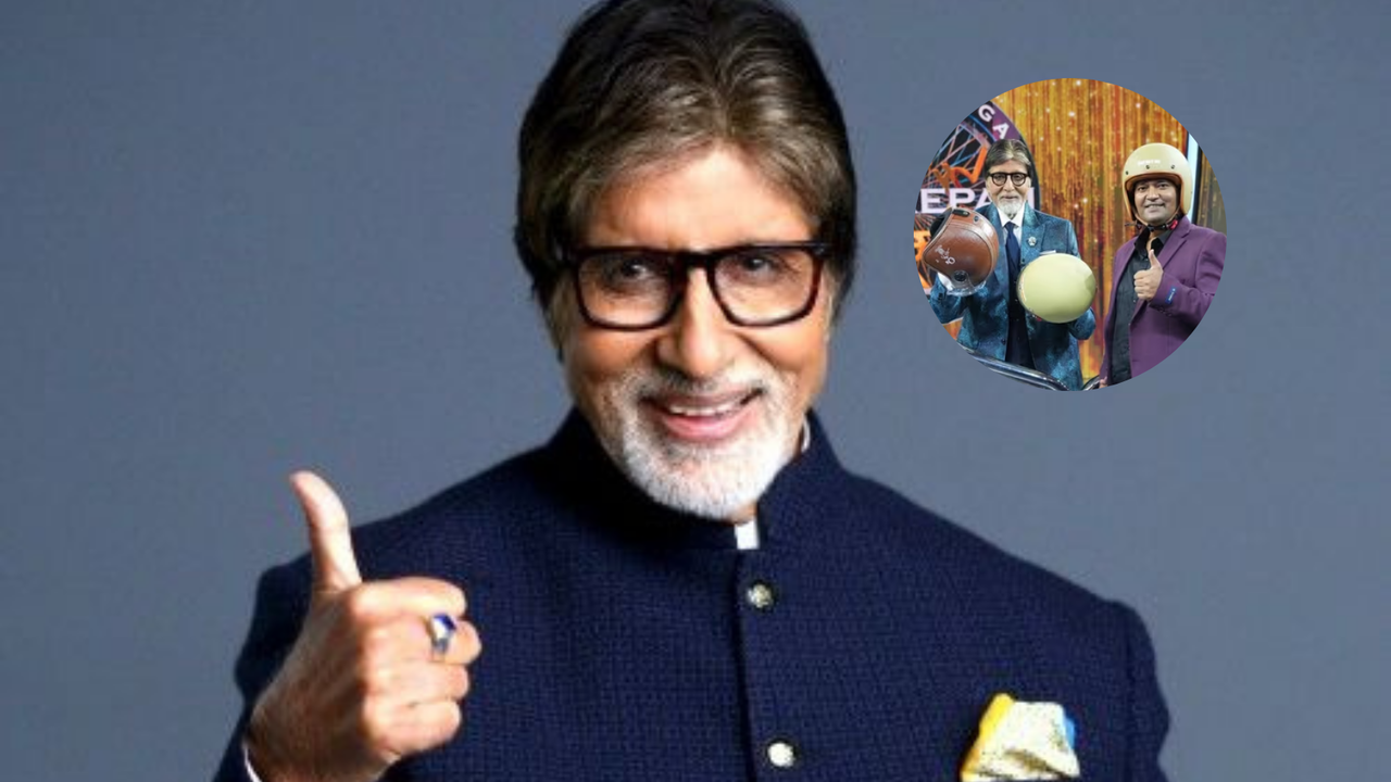 Kaun Banega Crorepati 17: Amitabh Bachchan PRAISES Raghvendra Kumar, the 'Helmet Man Of India ...