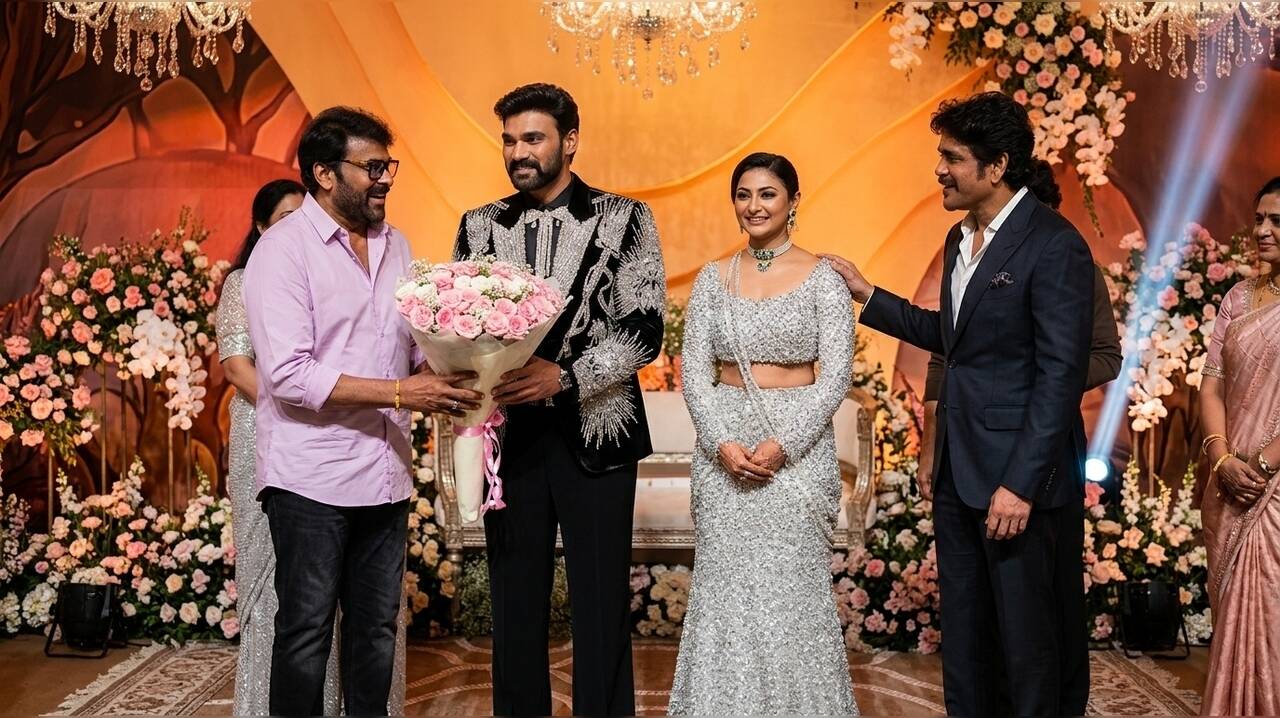 Hyderabad Reception for Bellamkonda Sai Sreenivas and Kavya Reddy ...