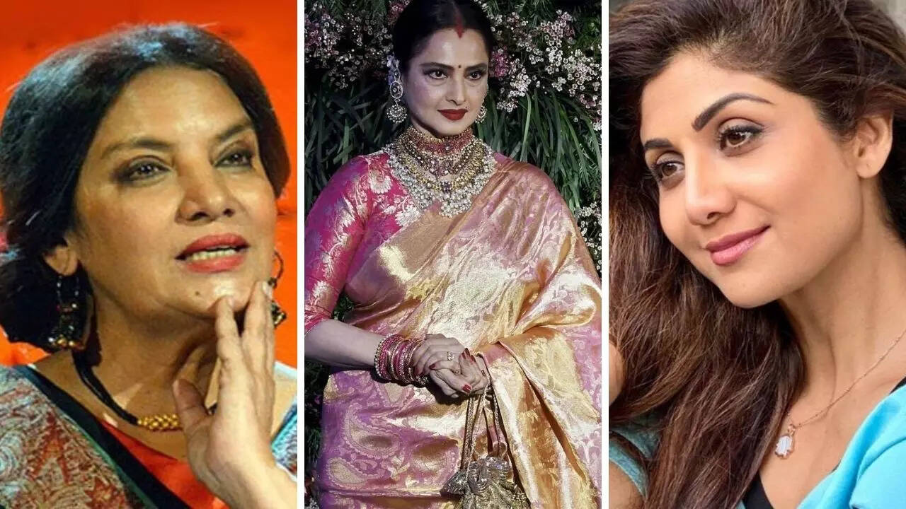 On Rekha's 67th birthday, Shabana Azmi, Shilpa Shetty and more pen ...