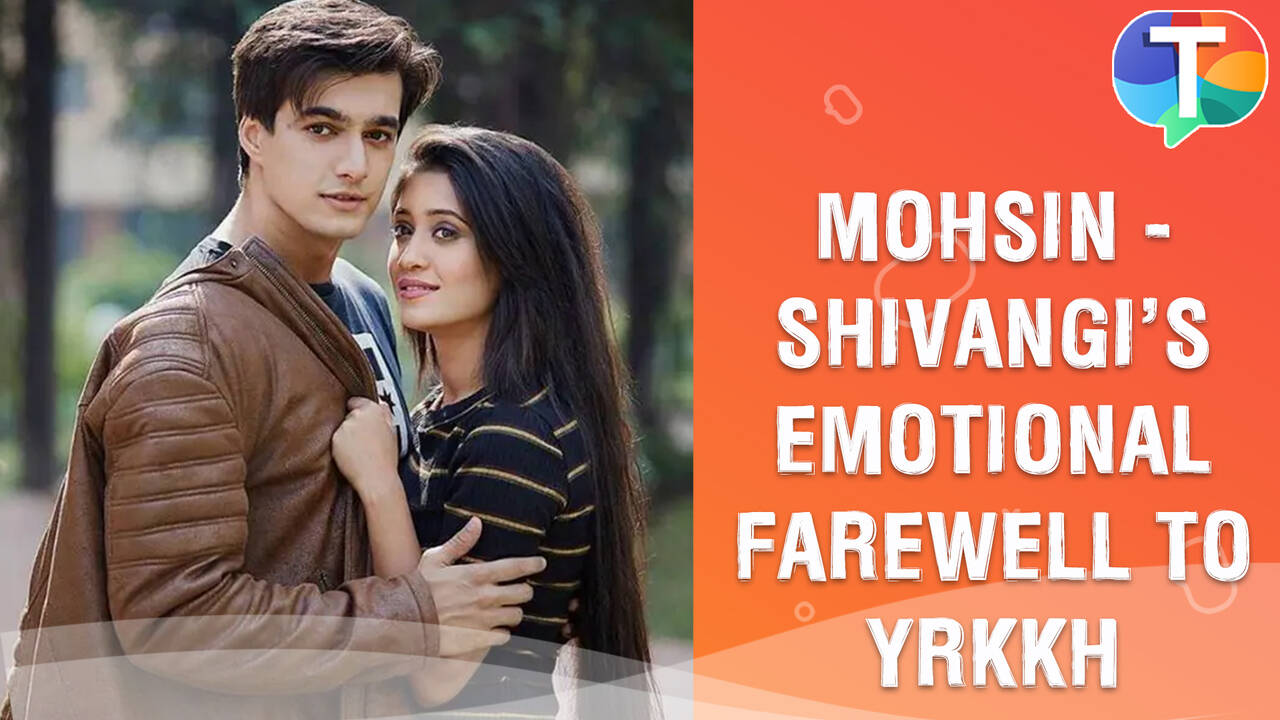 Mohsin Khan and Shivangi Joshi's emotional goodbye to Yeh Rishta Kya Kehlata Hai | Zoom TV