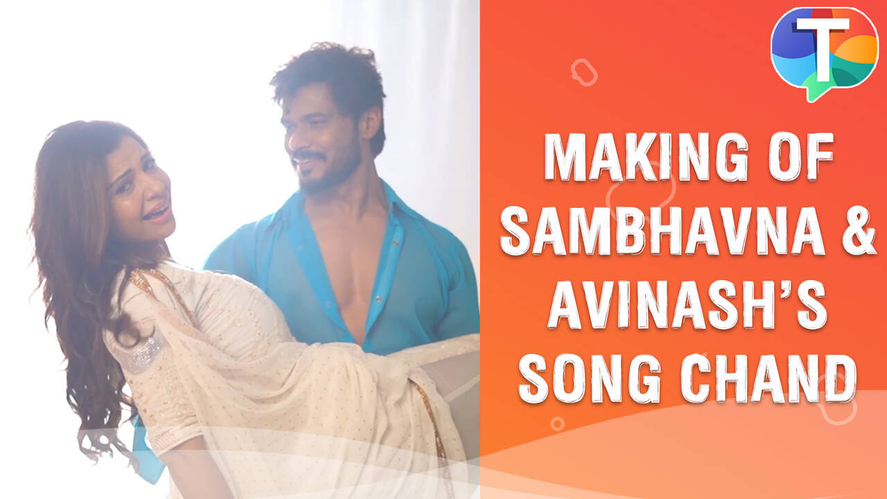 Making of Sambhavna Seth & Avinash Dwivedi's song Chand | Zoom TV