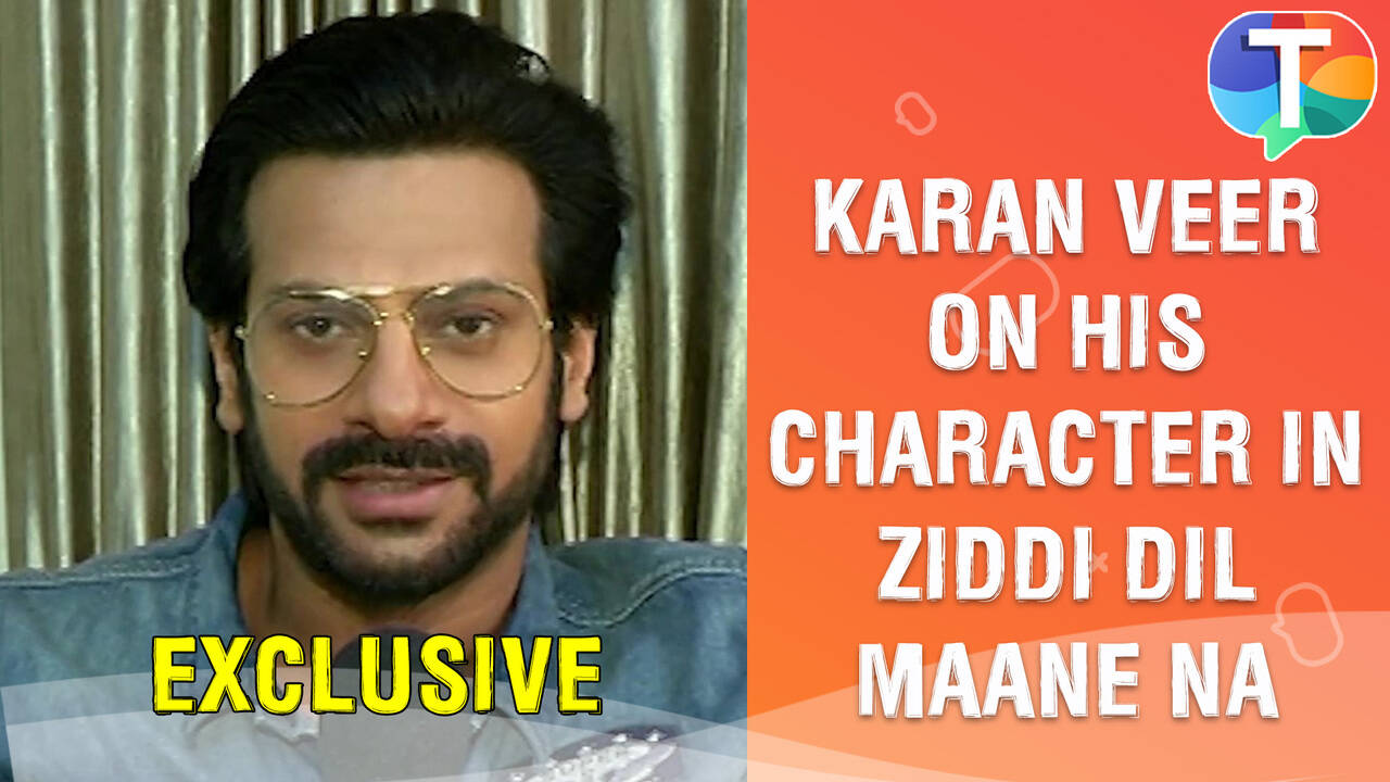 Karan Veer Mehra on his negative role of Abhay in Ziddi Dil Maane Na | Exclusive, Videos News ...