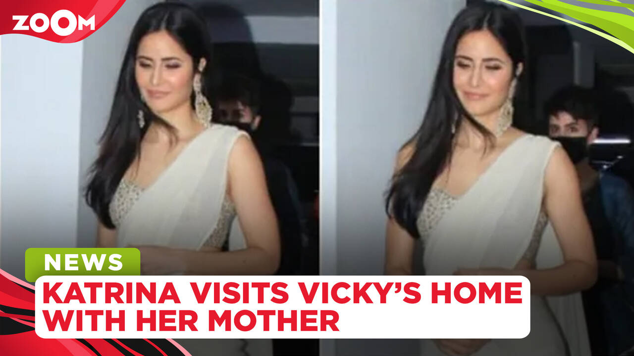 Katrina Kaif visits Vicky Kaushal's home with her mother | Zoom TV