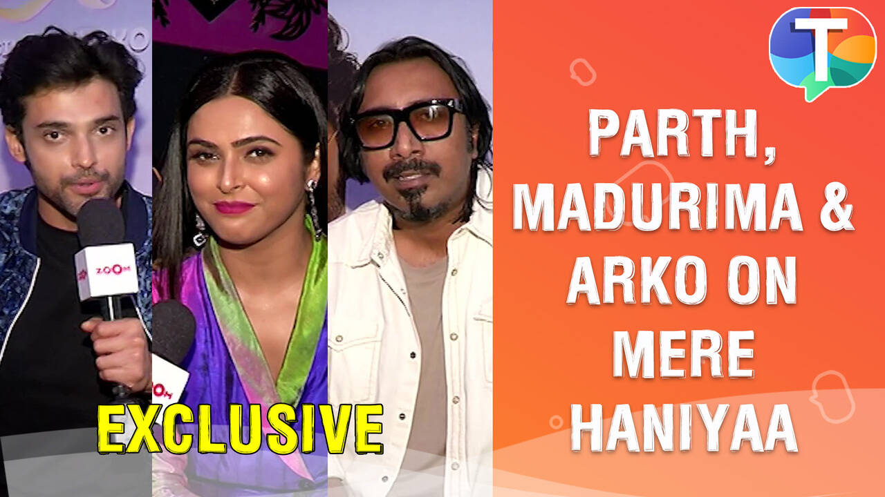 Parth Samthaan, Arko & Madhurima Tuli on Mere Haniyaa music video ...