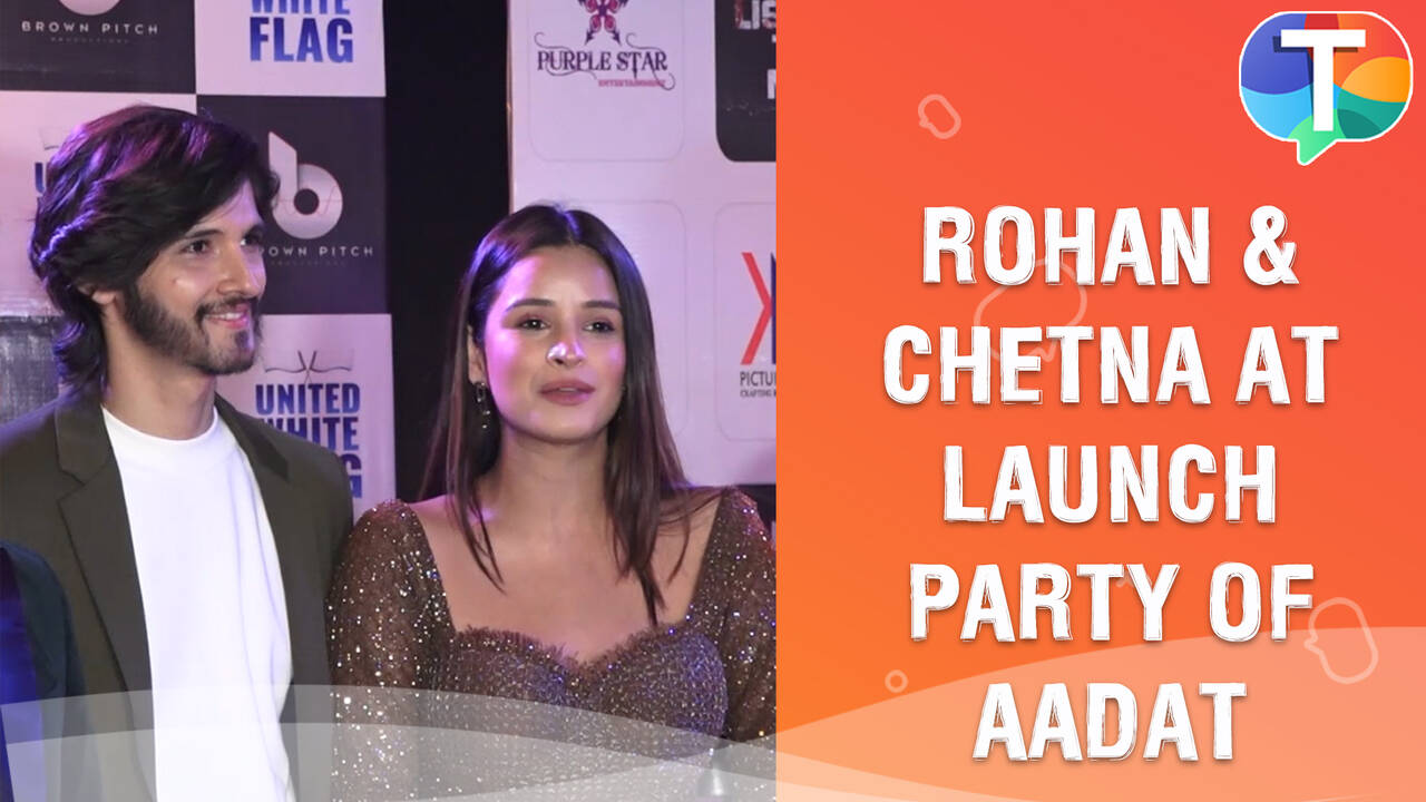 Rohan Mehra and Chetna Pandey share experience at launch party of song ...