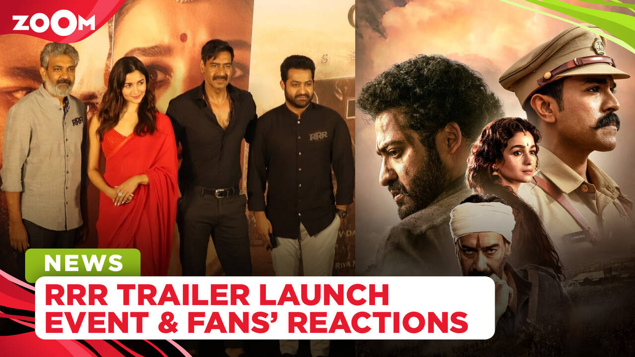 RRR Trailer: Fans celebrate the trailer & Alia Bhatt, Ajay Devgn & Jr ...