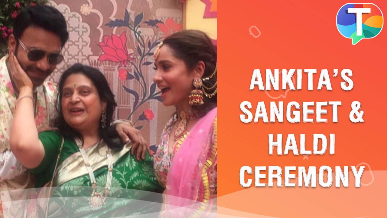 Ankita Lokhande's Sangeet & Haldi ceremony | Inside videos & pictures | Zoom TV