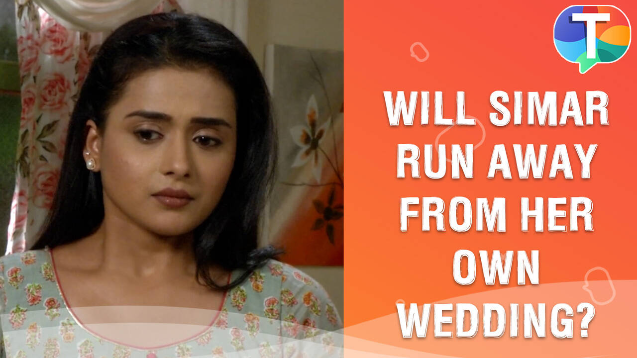Will Simar run away from her own wedding with Samar? | Sasural Simar Ka ...