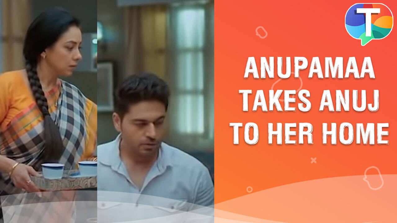 Anupamaa takes Anuj to her home, will Bapuji, Samar & Kinjal support her? | Anupamaa | Zoom TV