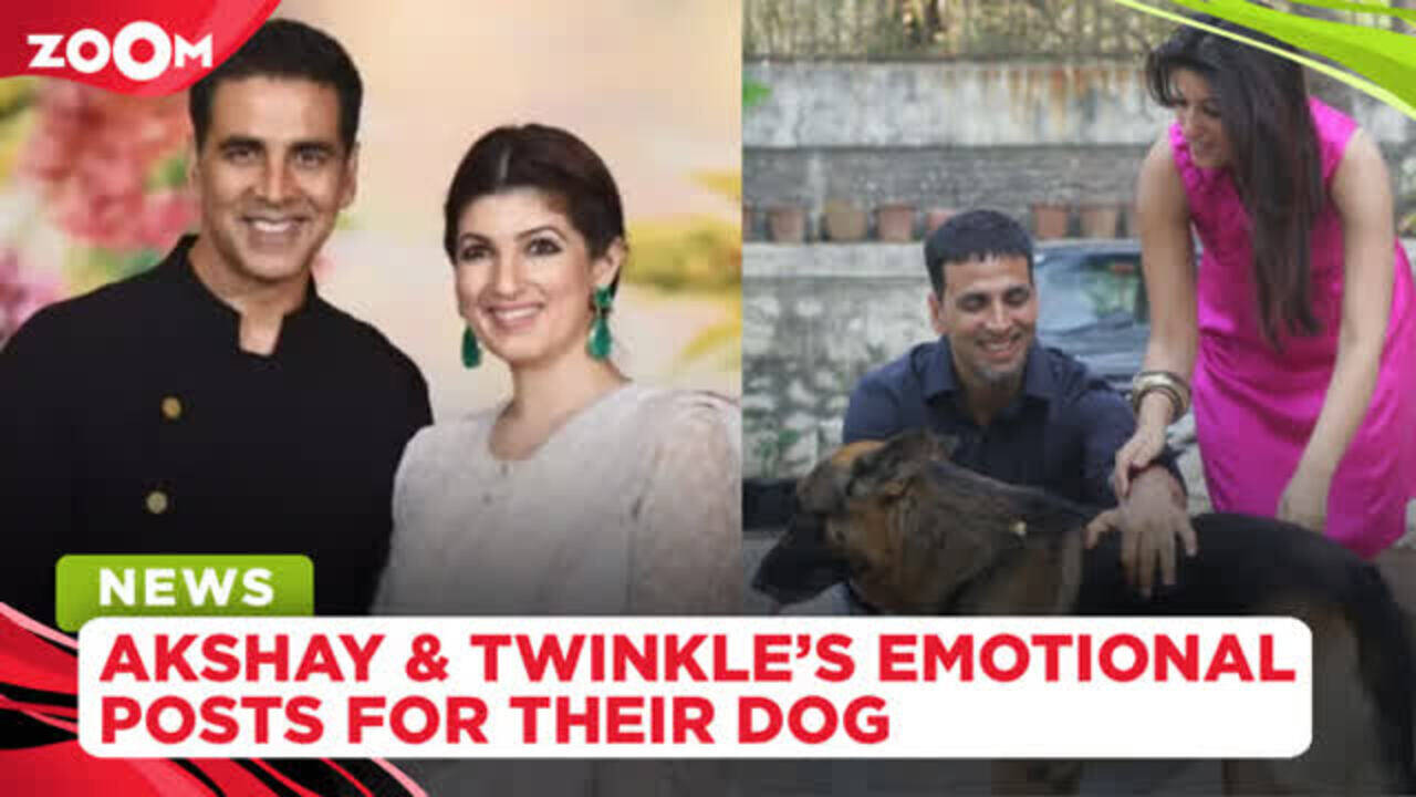 Akshay Kumar & Twinkle Khanna mourn the death of their dog Cleo | Zoom TV