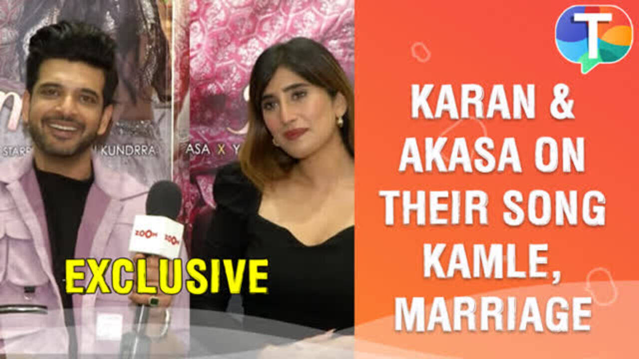 Karan Kundrra and Akasa Singh on Kamle, Tejasswi's reaction, marriage & more | Exclusive, Videos ...