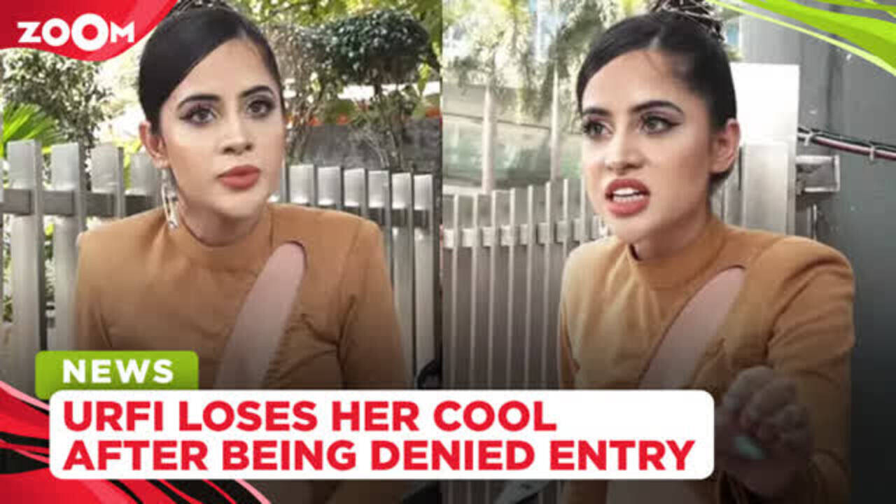 Urfi Javed LASHES OUT after security guard stops her from entering an ...