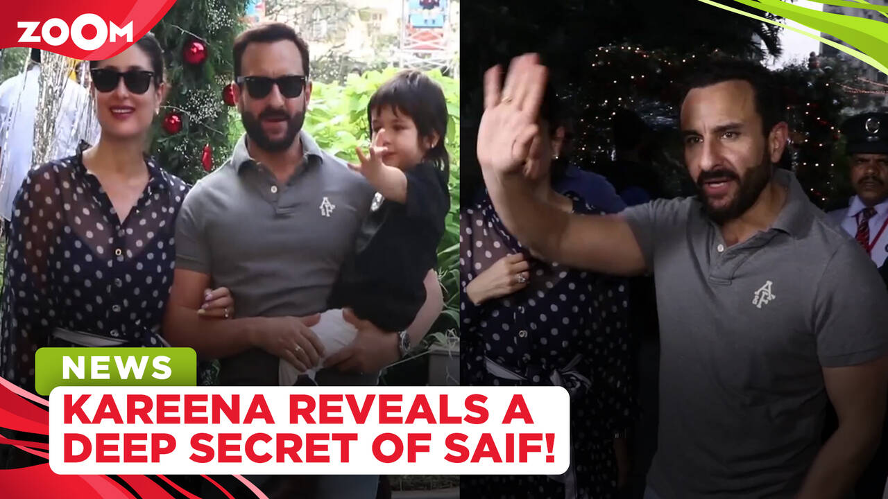 Kareena Kapoor Khan REVEALS why Saif Ali Khan doesn't pose for paparazzi with FAMILY! | Zoom TV