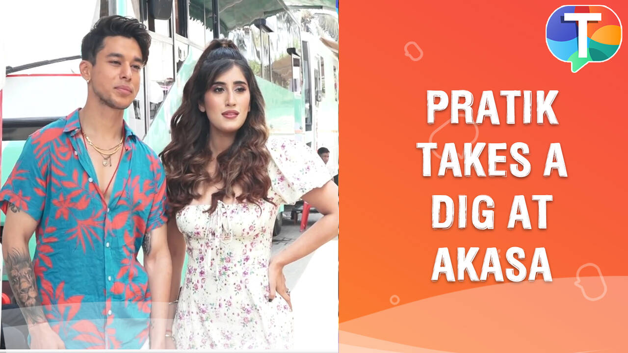 Pratik Sehajpal pulls Akasa Singh’s leg on the set of Khatra Khatra Khatra!, Videos News | Zoom TV