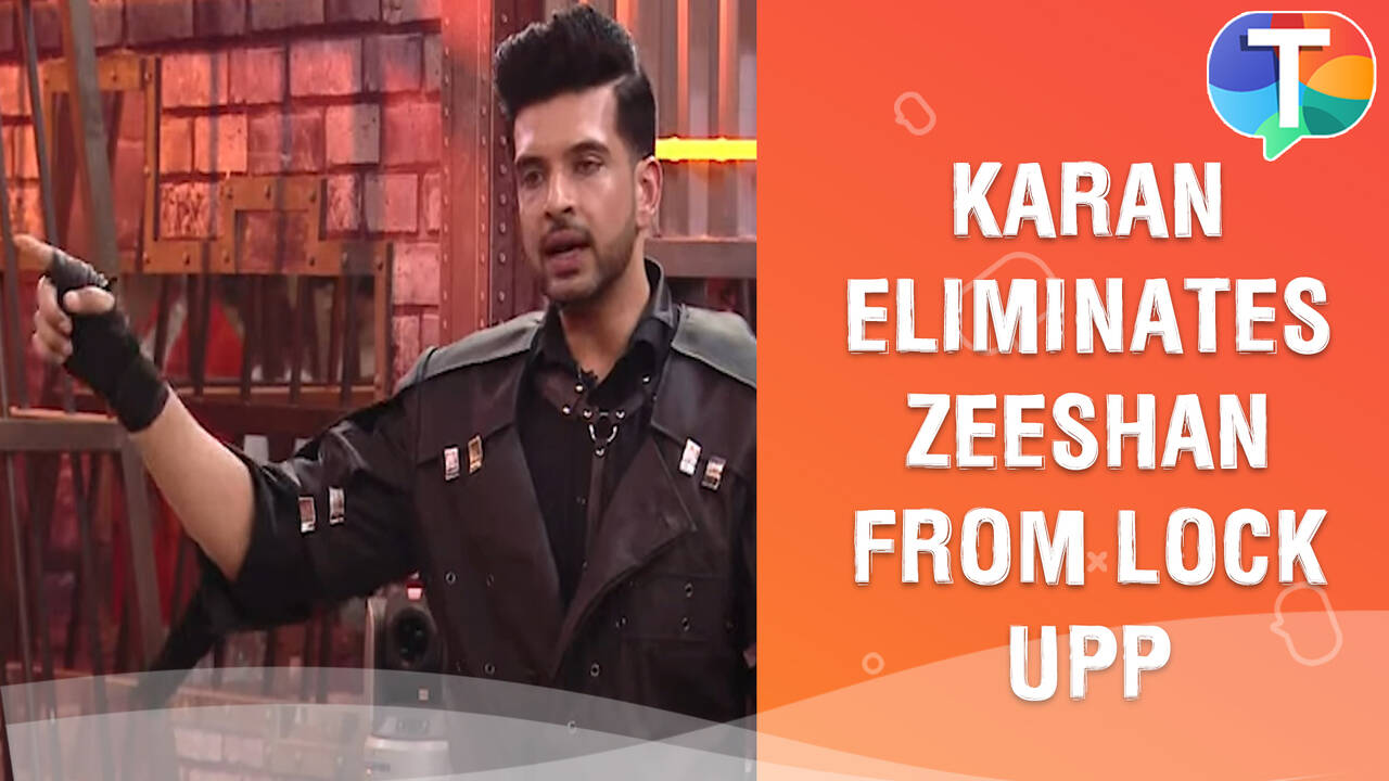 Jailor Karan Kundrra ELIMINATES Zeeshan Khan from Lock Upp! | Zoom TV