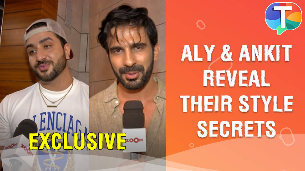 Aly Goni and Ankit Siwach reveal the SECRET behind their cool looks | Exclusive, Videos News ...